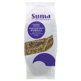 Wholewheat Fusilli Pasta - Organic 12x500g